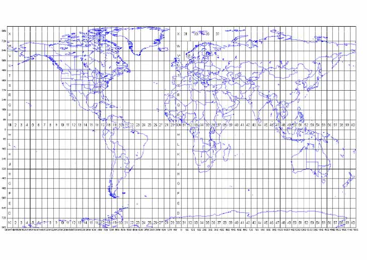 نقشه utm یو تی ام چیست؟ - نقشه برداری